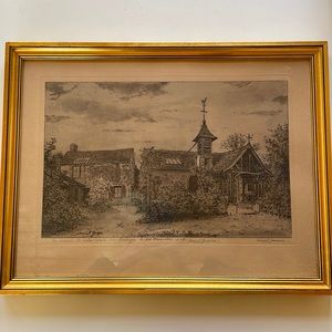 Art | Vtg Marcel Jacques 1968 Etching | Poshmark